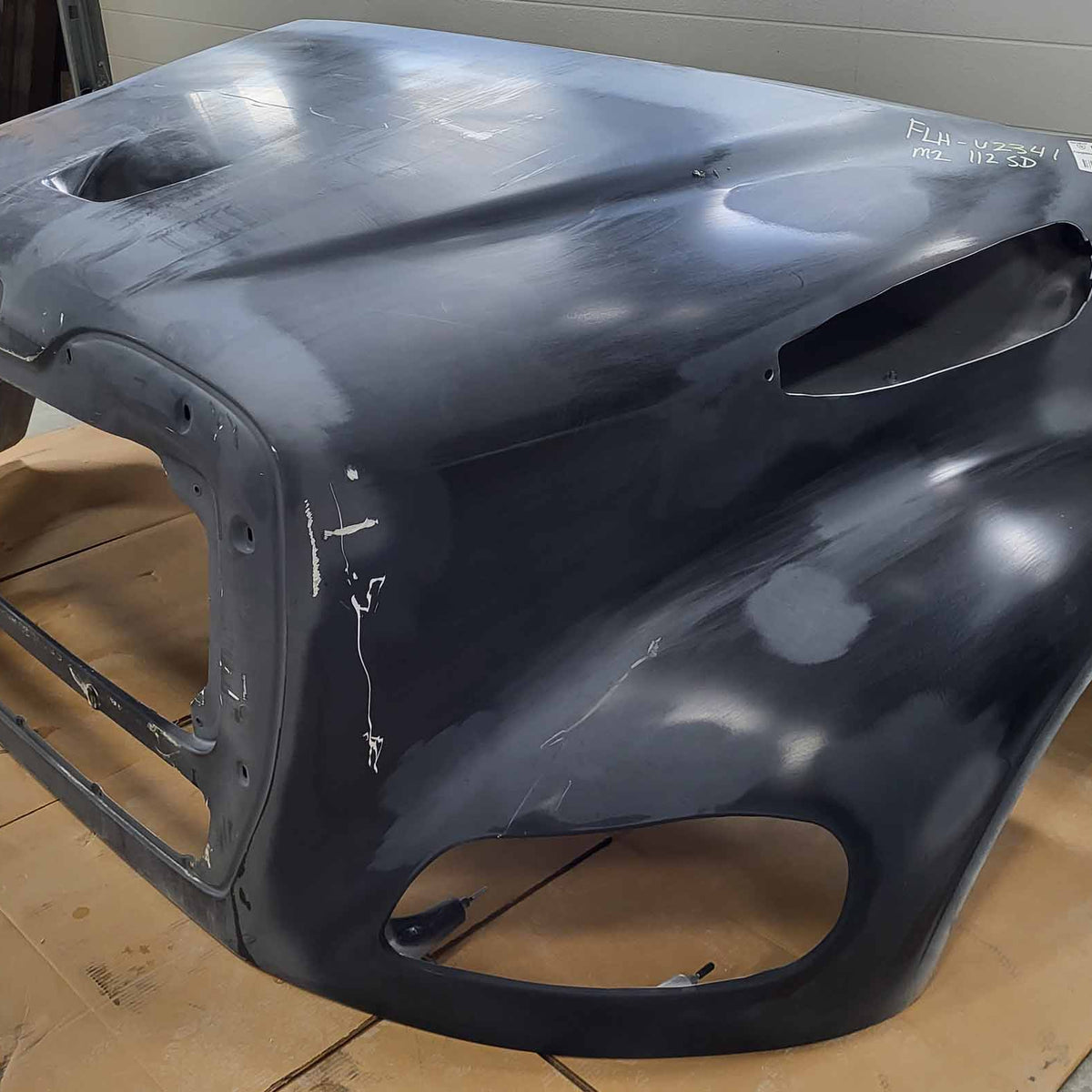 Freightliner M2 112 OEM new take off hood. 44â€ Length. – Big Truck Hoods