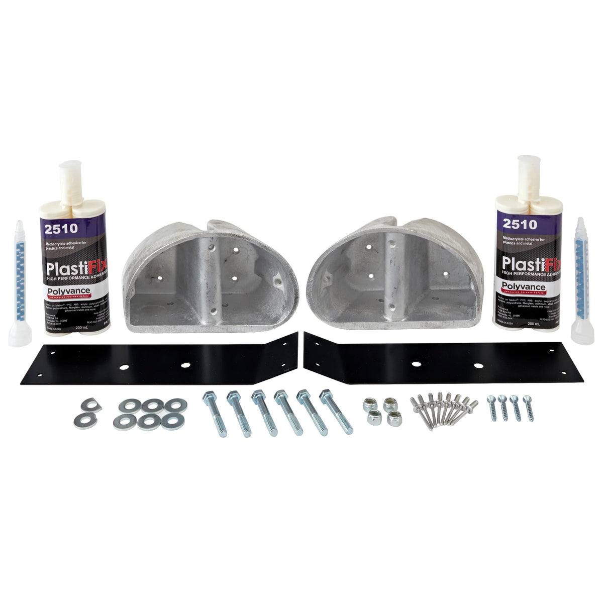 Kenworth W900 Hood Guide Bracket Repair Kit - Round Brackets – Big ...